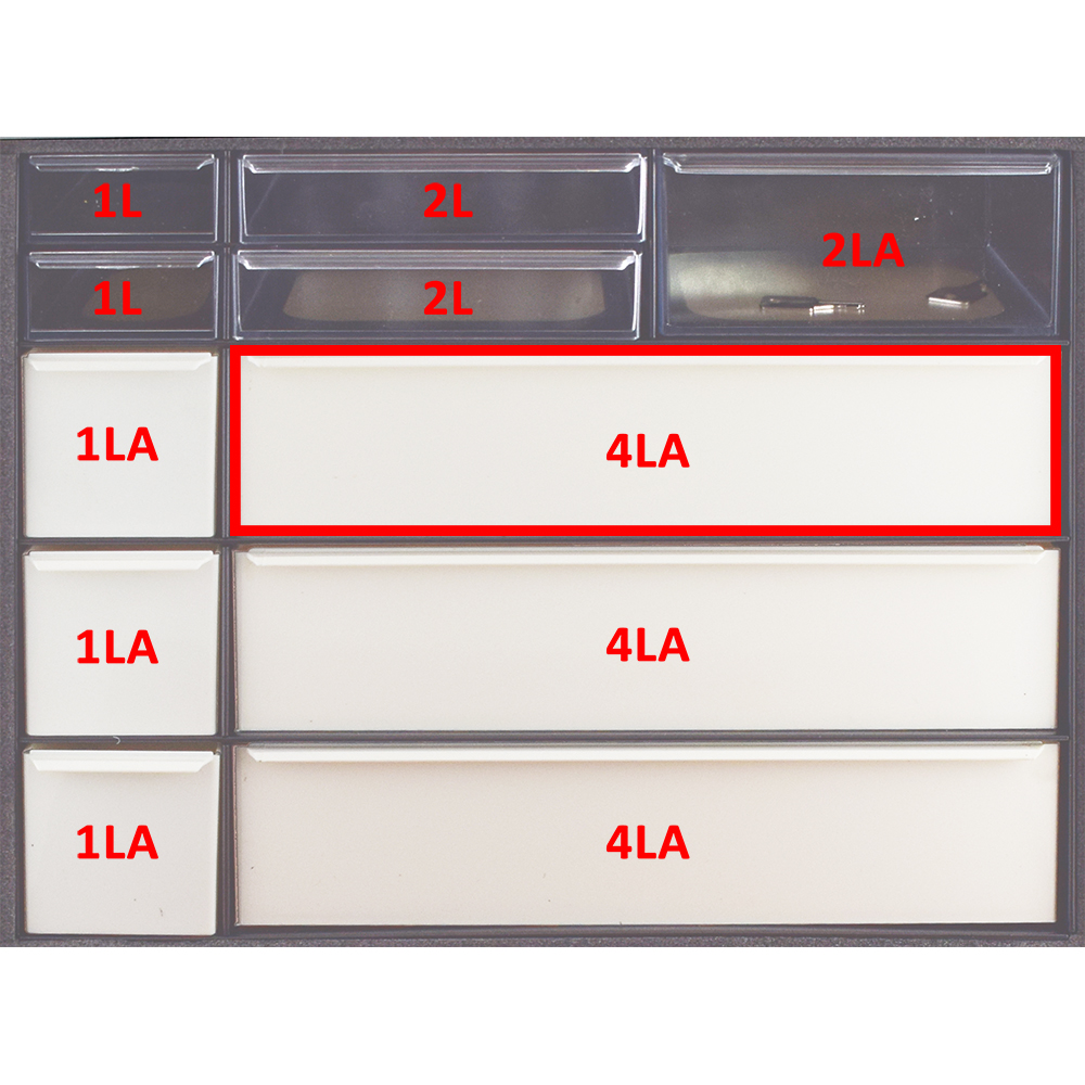 Practica Drawer (White Large) 4LA - Puretone Professionals