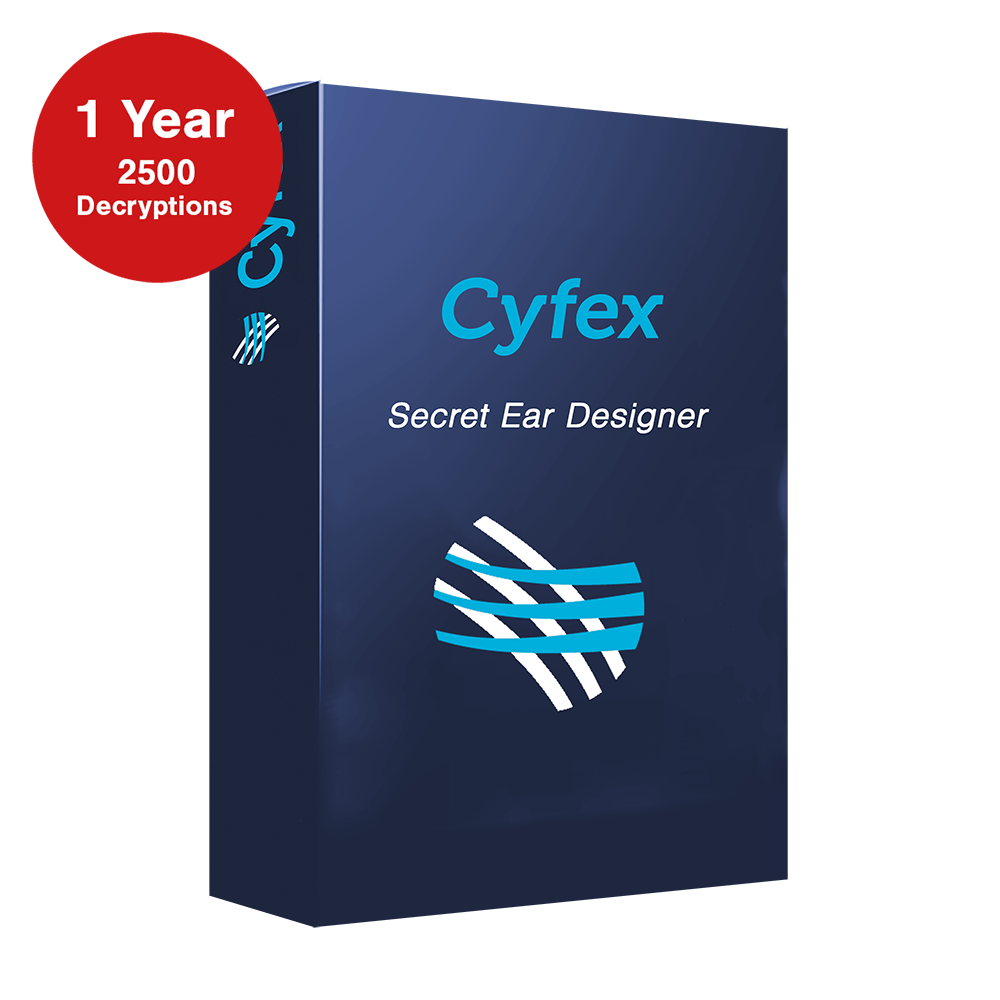 Cyfex Secret Ear - 2500 Decryptions Per Annum - Puretone Professionals